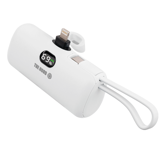 Wellent 偉倫 | TheHood P60+ mini 5000mAh 行動電源 w/Lightning+TypeC (白色) #4854305