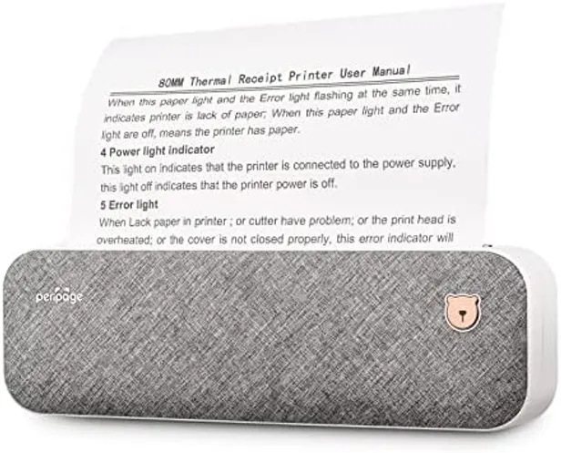 Wellent 偉倫 | PeriPage A4 Portable Thermal Printer (流動打印機熱敏紙式)#FPPPA4-01