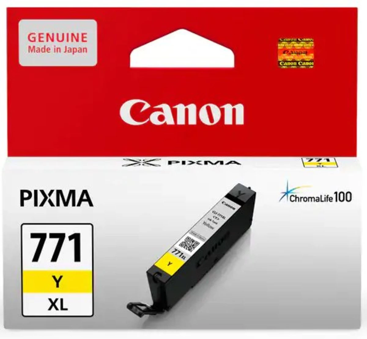 Wellent 偉倫 | Canon CLI-771 Y Original Yellow Ink Cartridge