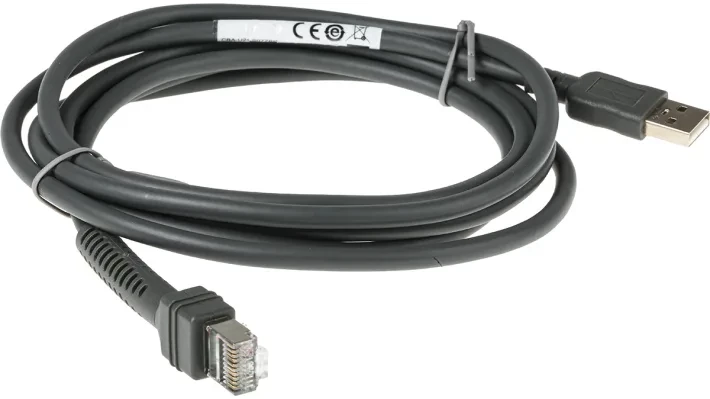 Wellent 偉倫 | Zebra Straight Shielded USB Cable 2m 6.6ft #CbA-U21-s07zbR