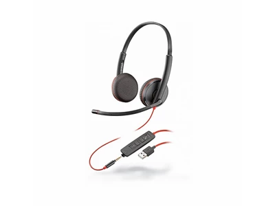 Wellent 偉倫 | Poly Blackwire C3320 Stereo HeadPhone Usb w/Noise ...